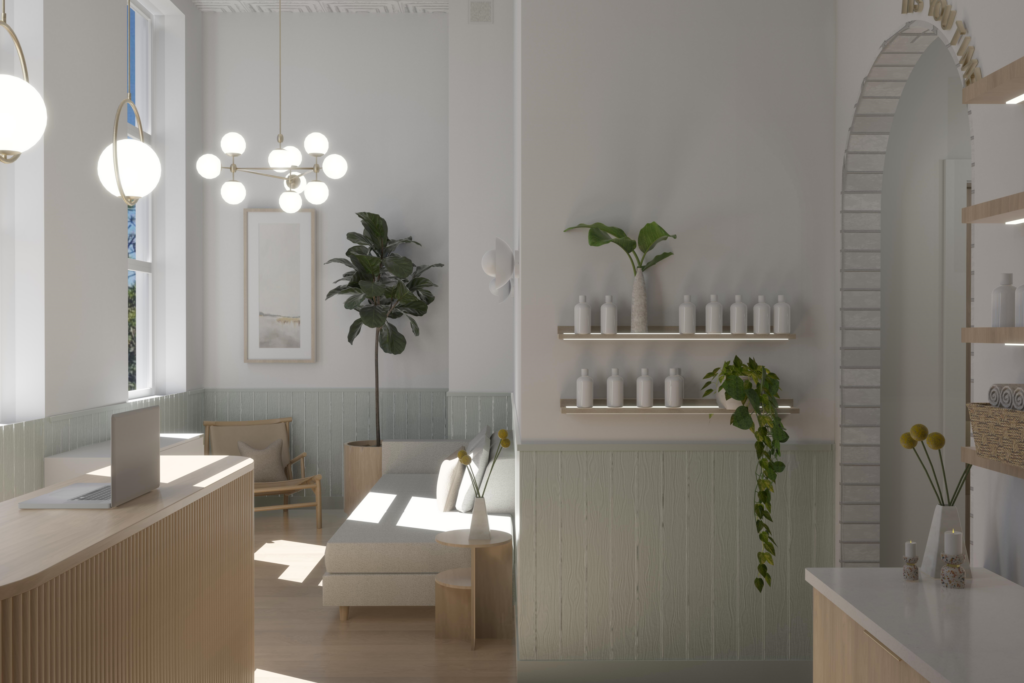 Mint Spa | Spruce + Arrow Interior Design Studio